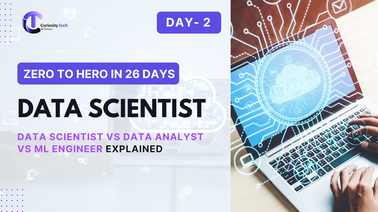 Day 2: Data Scientist vs Data Analyst vs ML Engineer – Explained