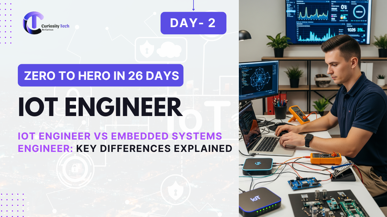 Day 2: IoT Engineer vs Embedded Systems Engineer – Key Differences Explained